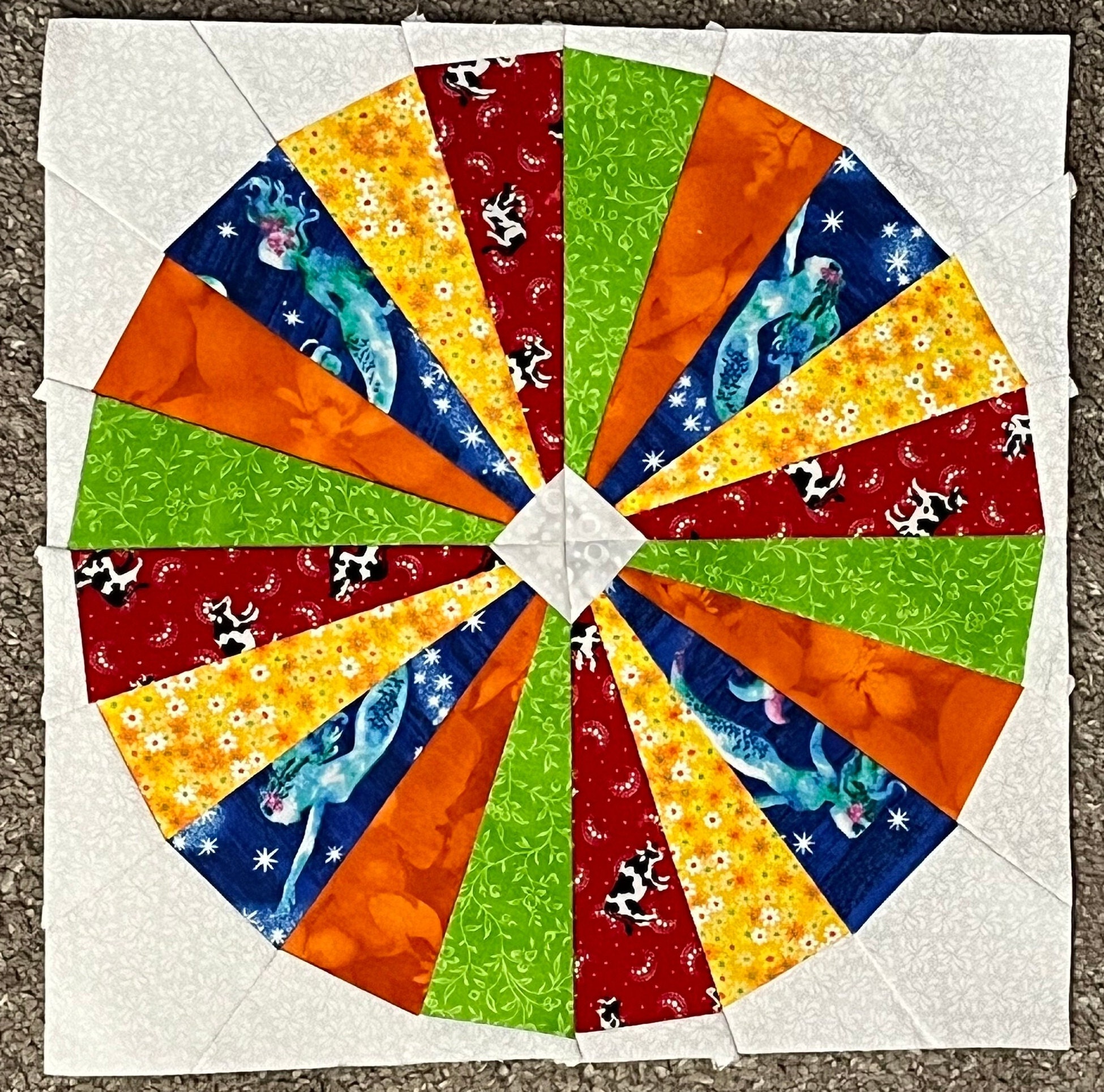Circles Quilting Pattern - PDF Only - Foundation Paper Piecing - 12-1/2 ...
