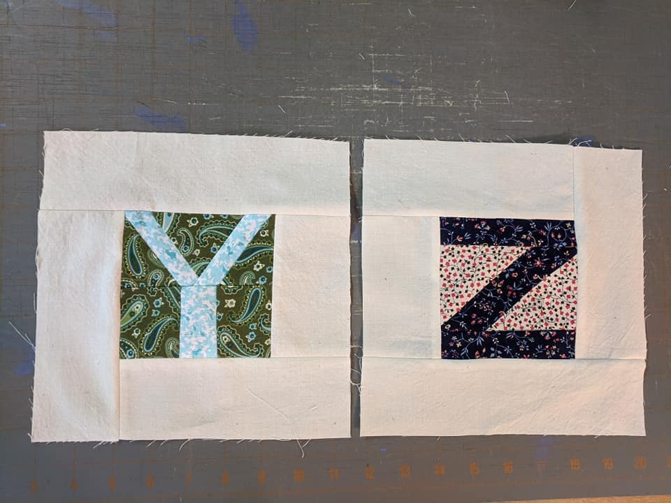 PDF PATTERNS 4" Block Letters Foundation Paper Piecing - Full English ...