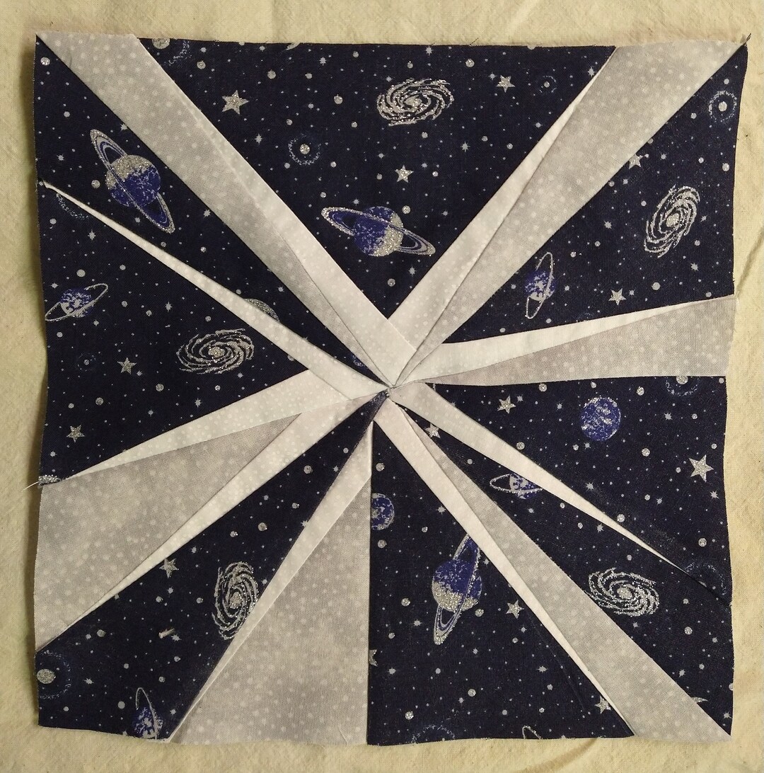 BLOCK 4 Mix and Match 9" Foundation Paper Piecing Quilt Block Pattern ...