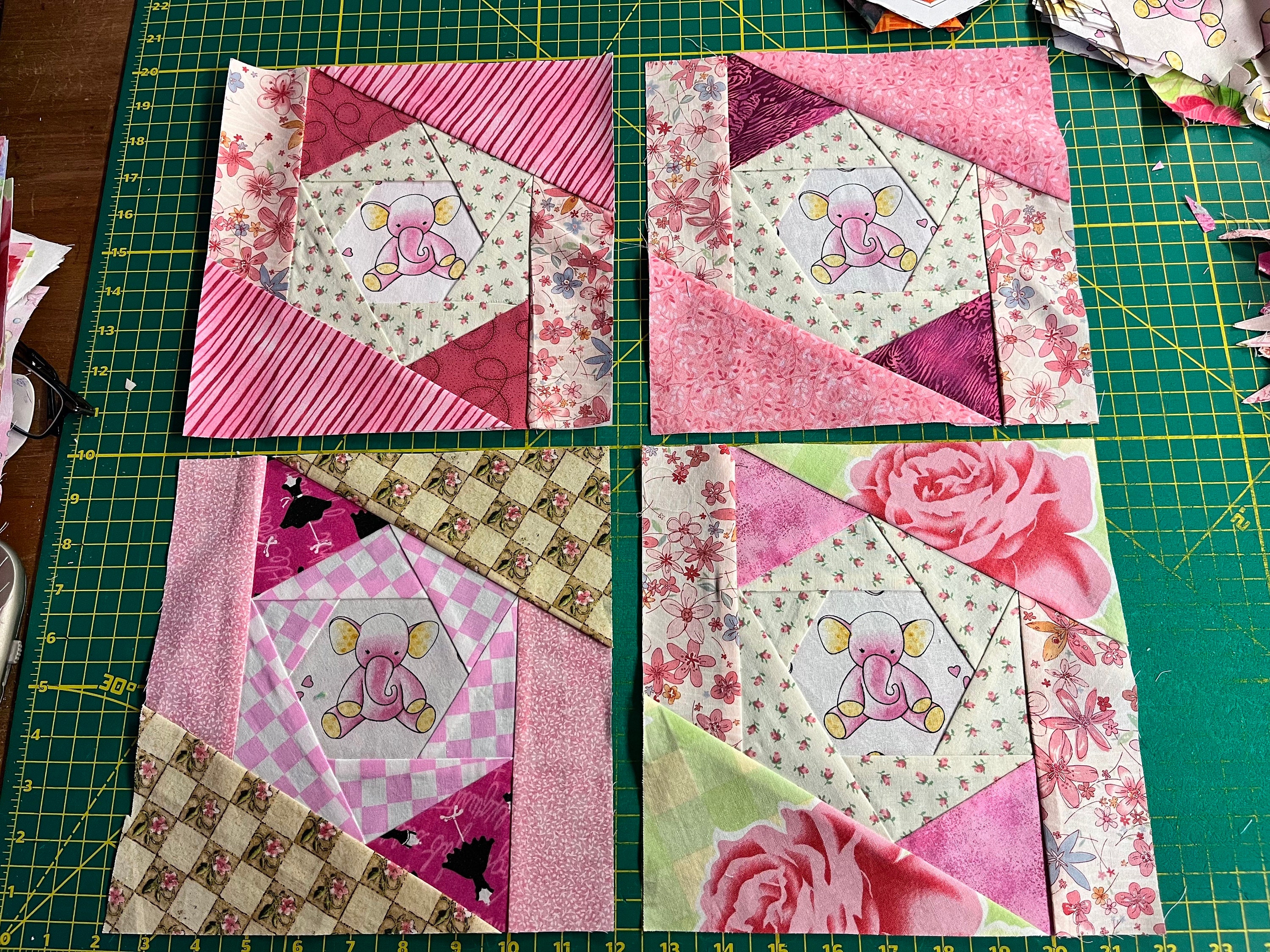 BLOCK 14 Mix and Match 9" Foundation Paper Piecing Quilt Block Pattern ...