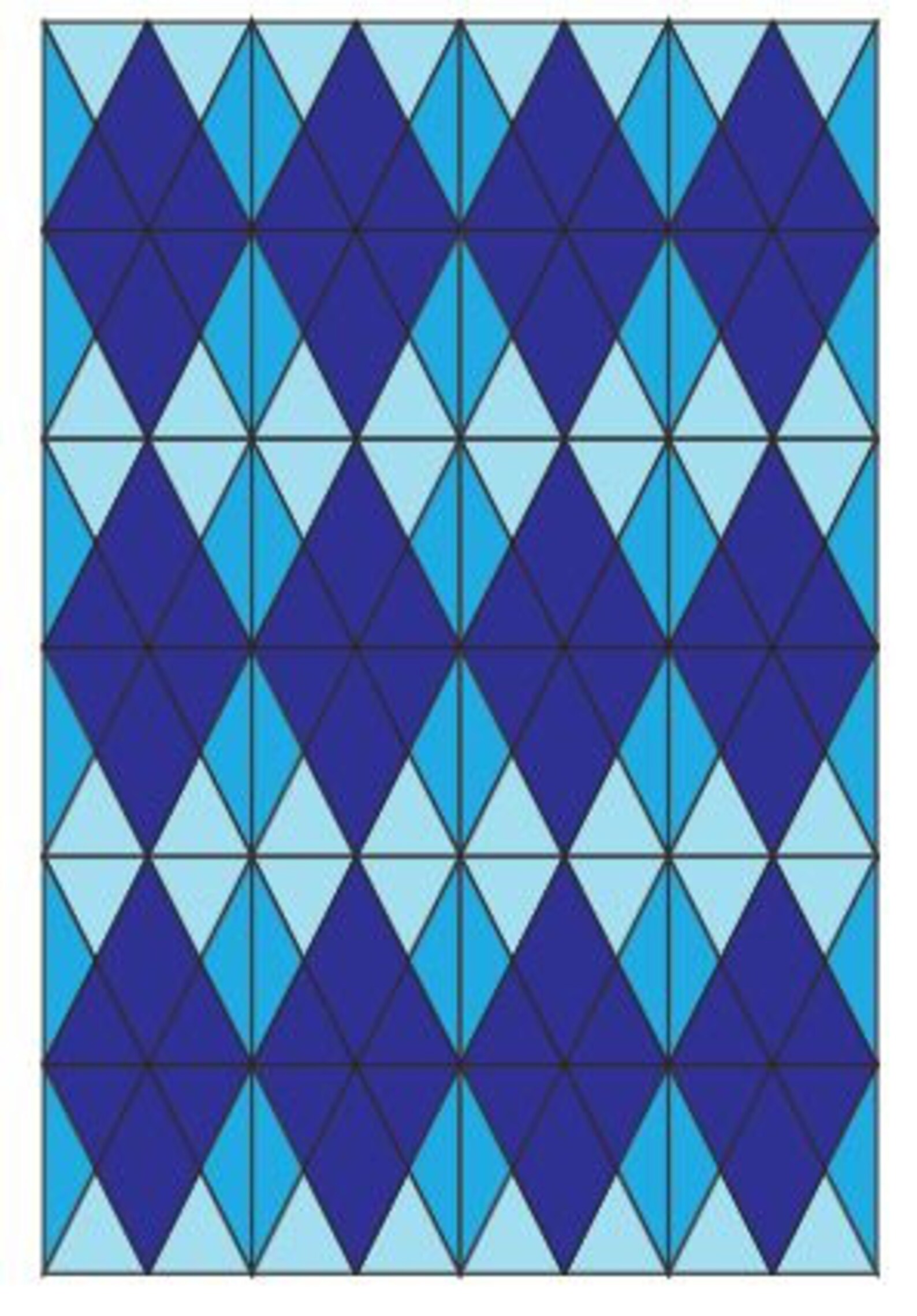 Diamond / Argyle Quilting Pattern! so Many Options! BLOCK 11 Mix and ...