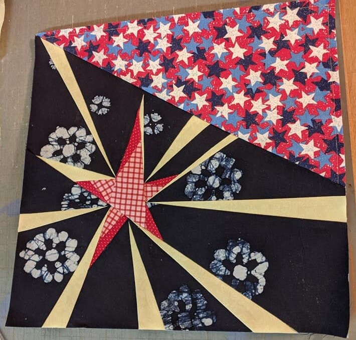 Patriotic Star PDF Pattern 12 Foundation Paper Piecing | Etsy