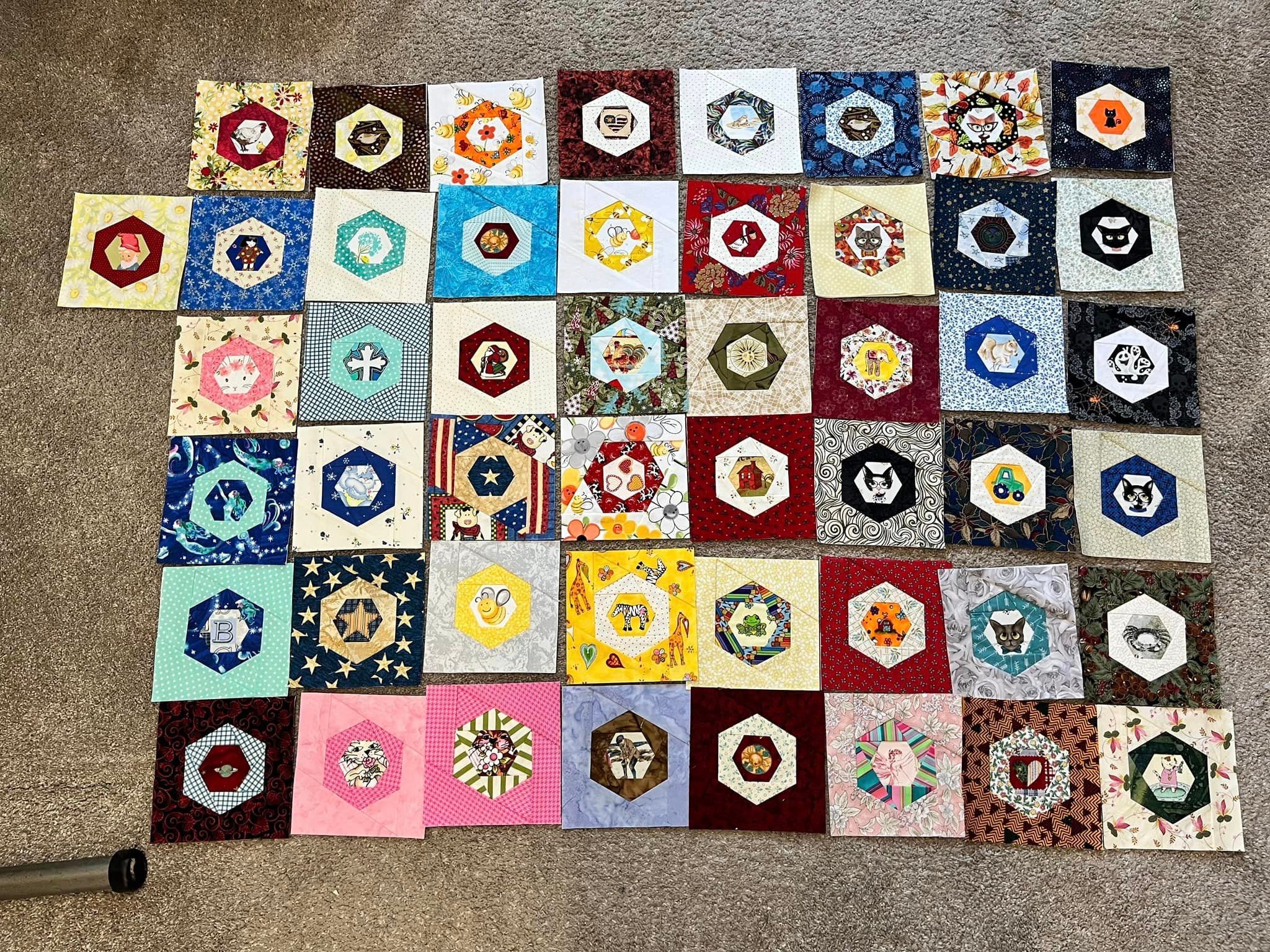 BLOCK 14 Mix and Match 9" Foundation Paper Piecing Quilt Block Pattern ...