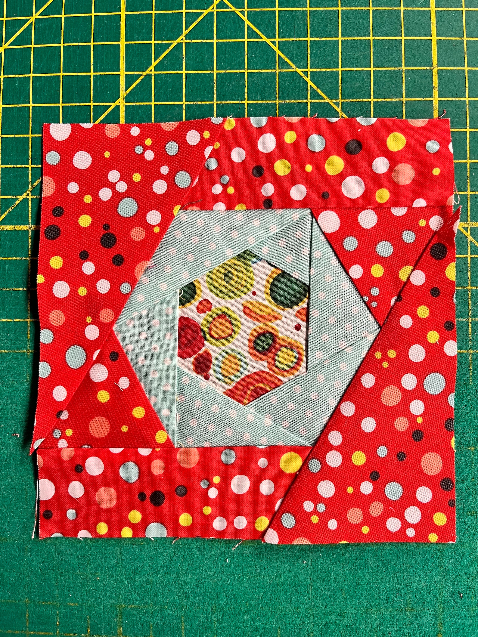 BLOCK 14 Mix and Match 9" Foundation Paper Piecing Quilt Block Pattern ...