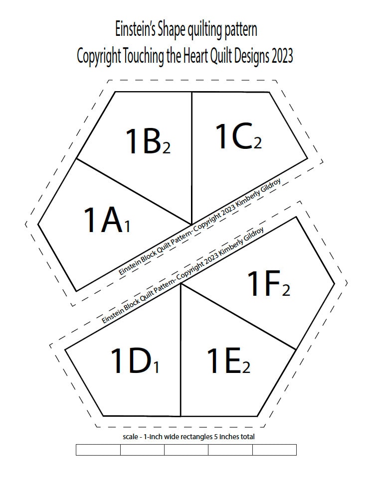 Einstein Tile / Einstein Shape Quilt Pattern - PDF Only (***READ FULL ...