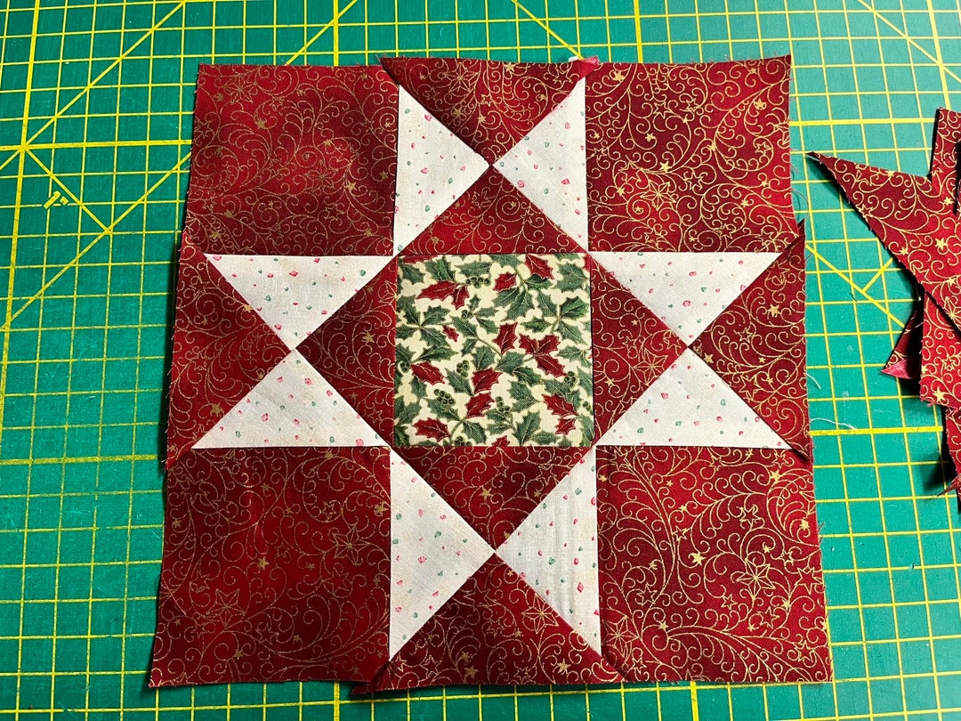 Ohio Star Foundation Paper Piecing Pattern - BLOCK 18 Mix and Match 9 ...