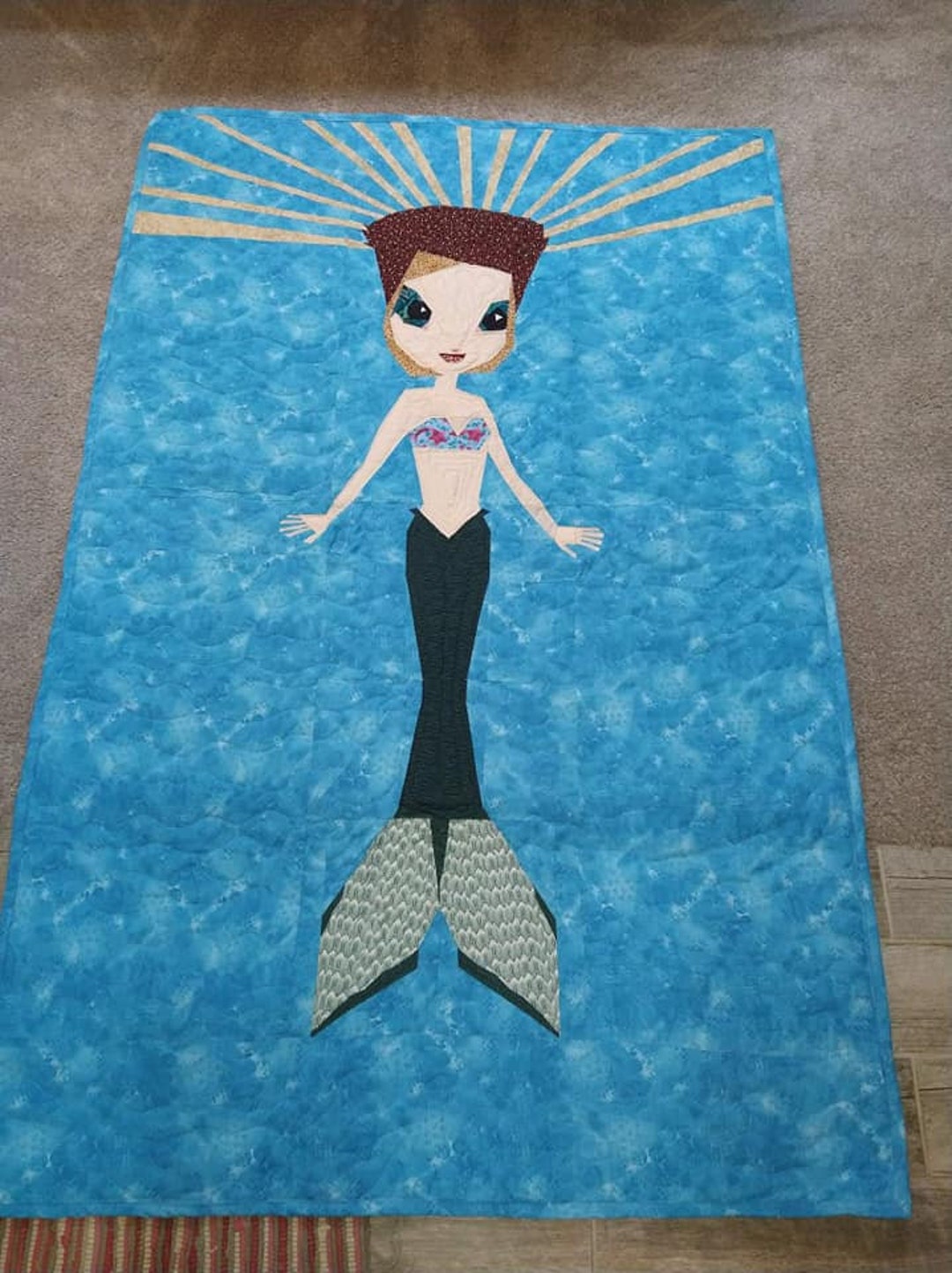 Mermaid Queen Foundation Paper Piecing Quilting Pattern - PDF ONLY - Etsy