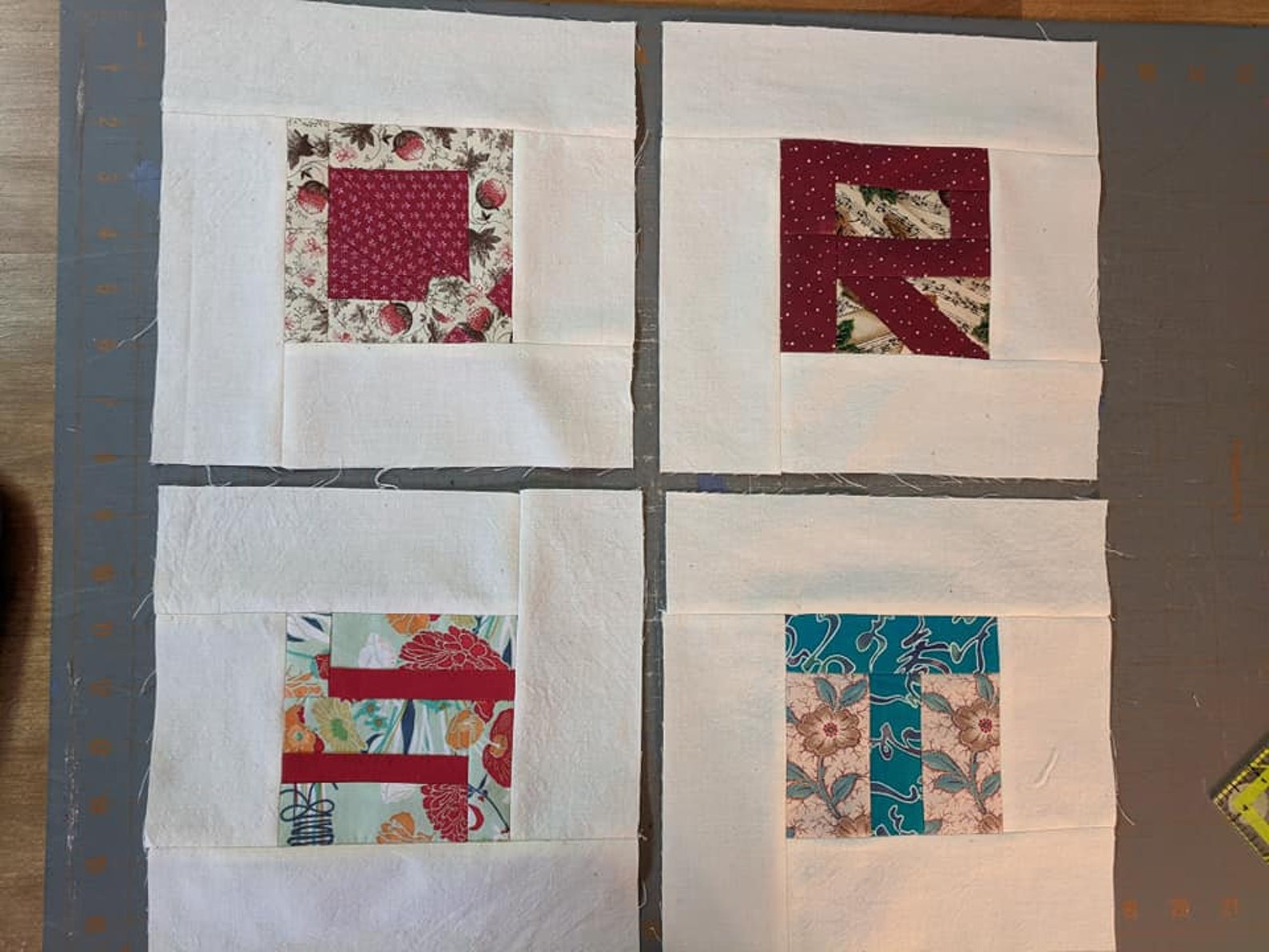 PDF PATTERNS 4" Block Letters Foundation Paper Piecing - Full English ...