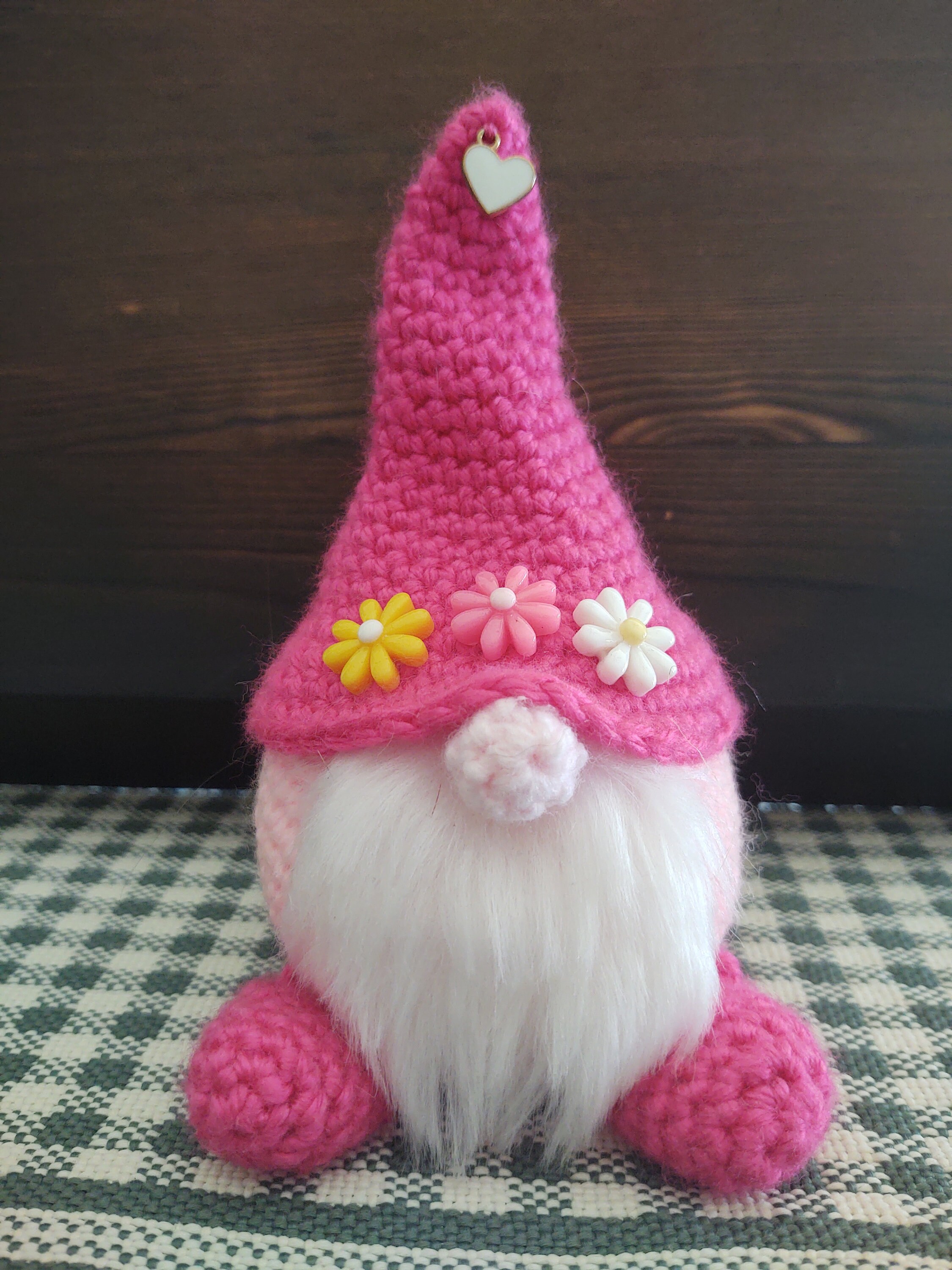 Handmade Crochet Spring Gnome - Etsy