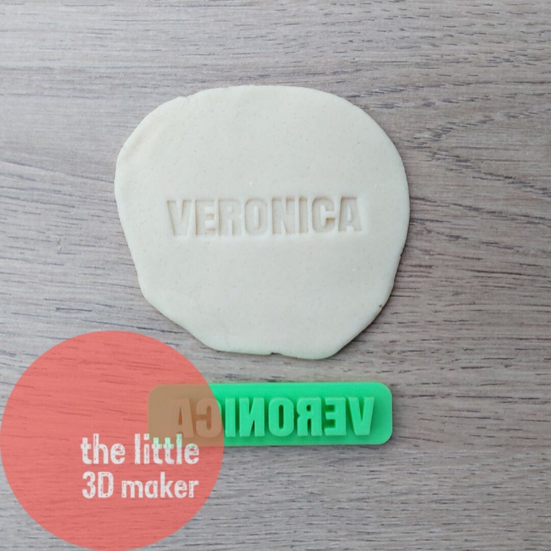 Custom Cookie Cutter Name Fondant Stamp Embosser - Etsy Österreich