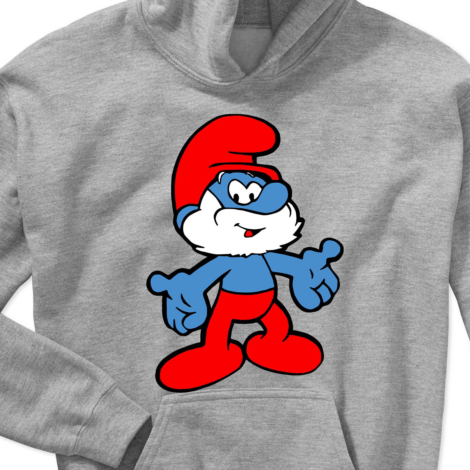 Papa Smurf Digital Cut File The Smurfs Svg Cricut Design Etsy
