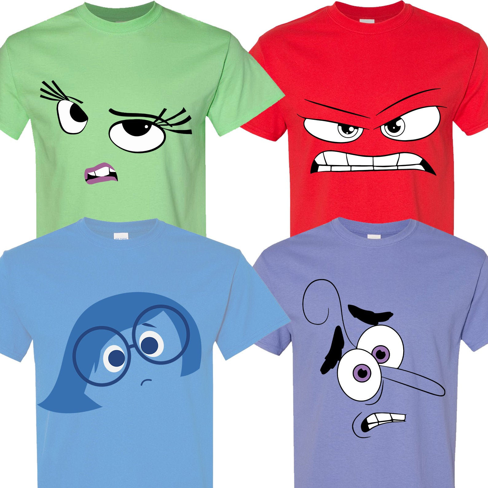 Inside Out Faces Set 4 Digital Cut File // Inside Out SVG // | Etsy