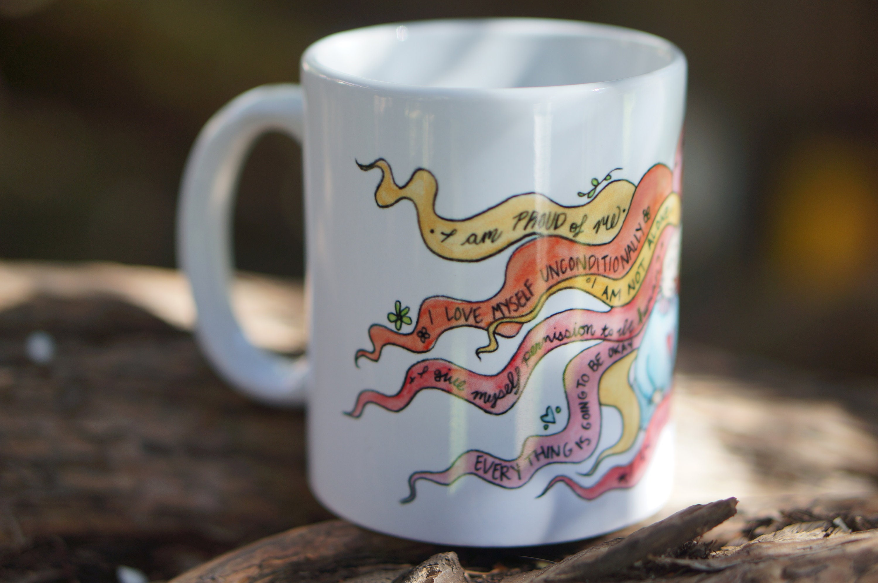 Mindful Self-compassion Coffee Mug Self-love Self-care Gift Mindset ...