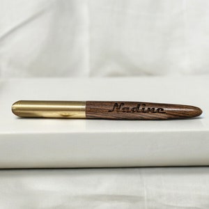Wood Barrel Pen, Engraved Pen, Custom Pen, Customizable Wood Pen ...