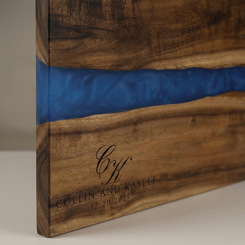 Large Acacia Wood Tray - Etsy