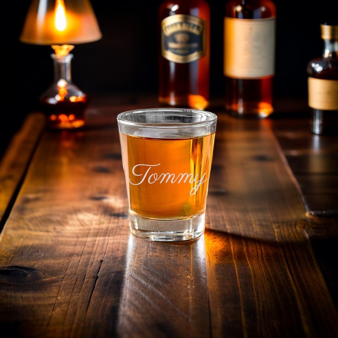 Engraved Shot Glass, Personalized 2 Oz. Shot Glass, Gift for Husband ...