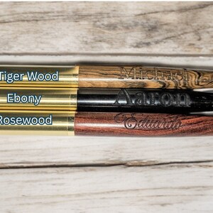 Wood Barrel Pen, Engraved Pen, Custom Pen, Customizable Wood Pen ...