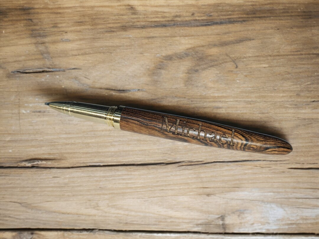 Wood Barrel Pen, Engraved Pen, Custom Pen, Customizable Wood Pen ...