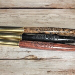 Wood Barrel Pen, Engraved Pen, Custom Pen, Customizable Wood Pen ...