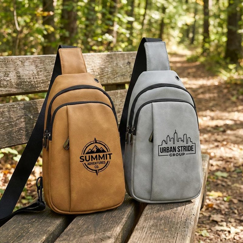 Custom Logo Sling Bag - Etsy
