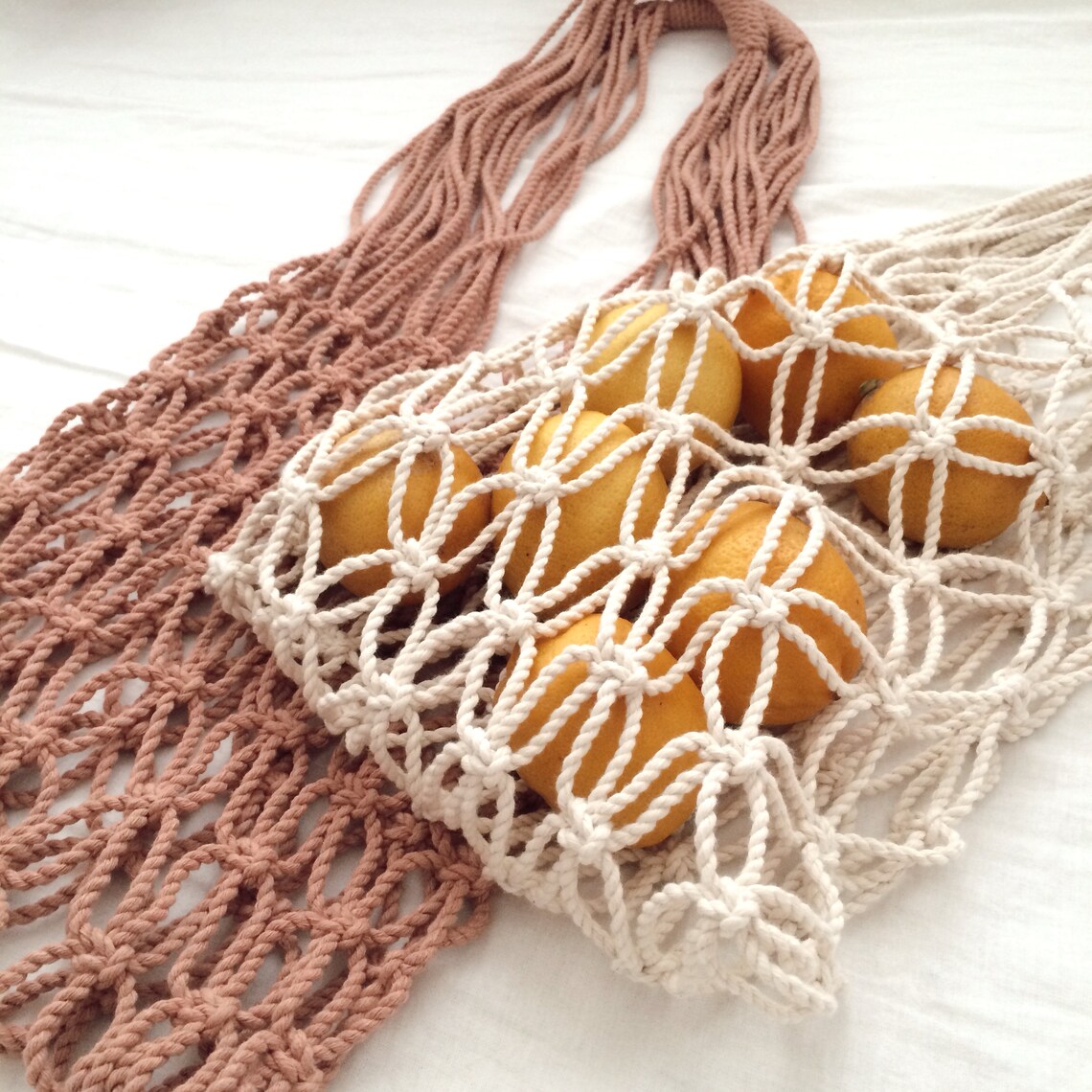 Macrame Market Bag Boho Bag Plastic Free Bag - Etsy