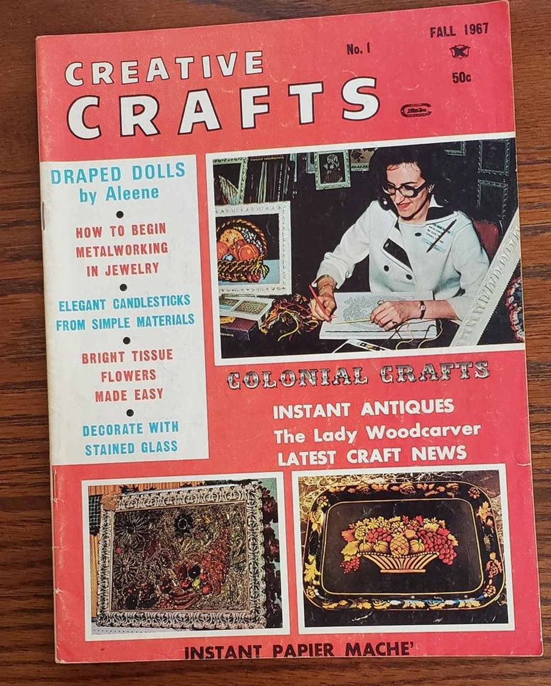 Creative Crafts Magazine No 1 - Fall 1967 - Nostalgic, 1960s Trends ...