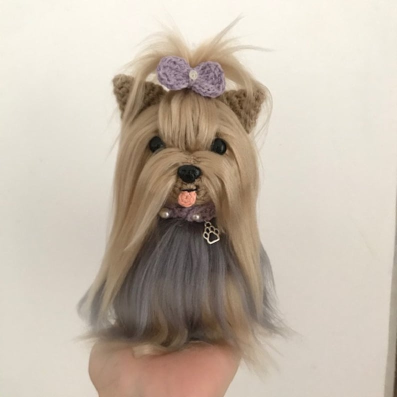Pattern Crochet Dog Yorkshire Terrier Amigurumi PDF Yorkie - Etsy