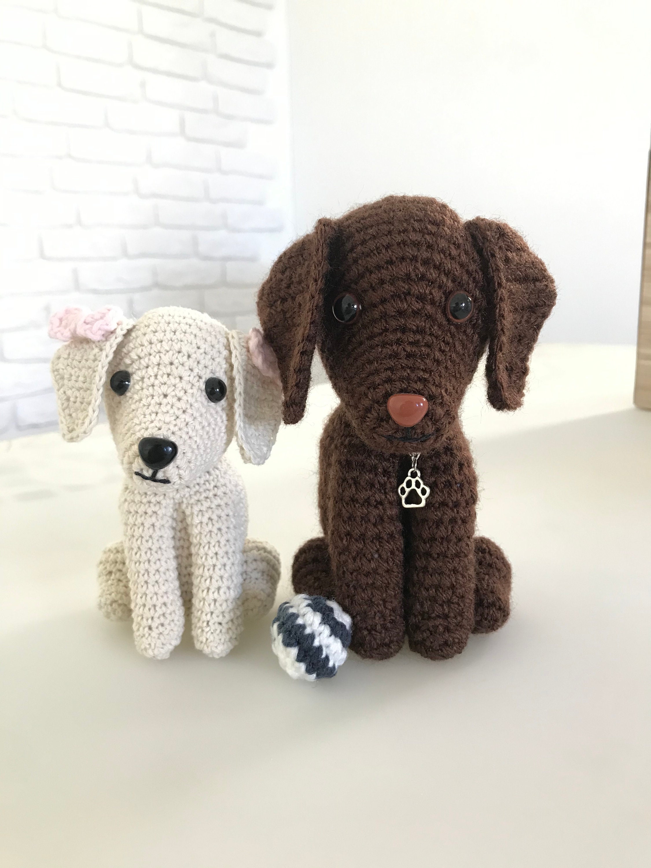 Pattern Crochet Puppy Dog - Labrador Retriever Amigurumi PDF - Etsy