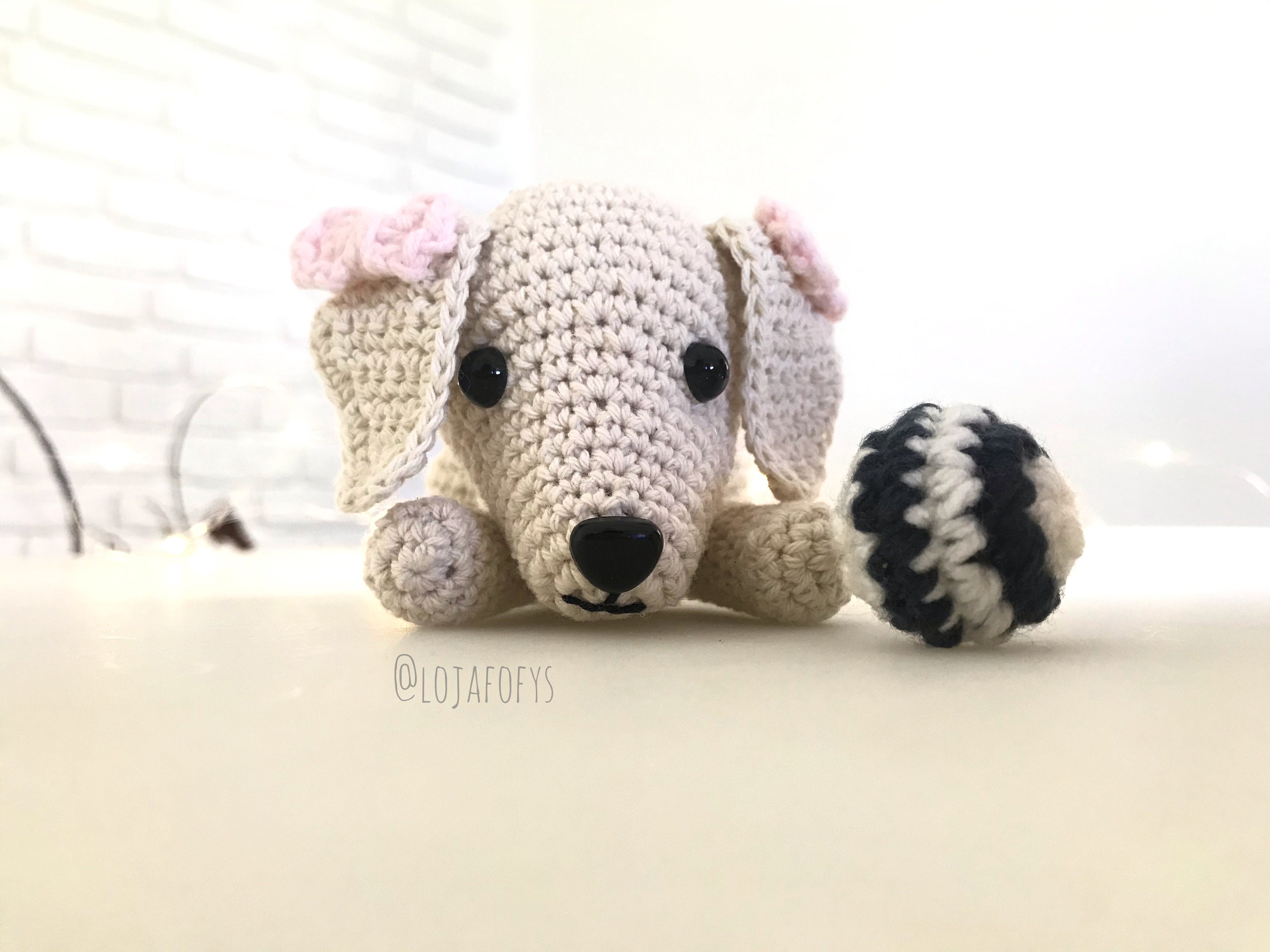 Pattern Crochet Puppy Dog - Labrador Retriever Amigurumi PDF - Etsy