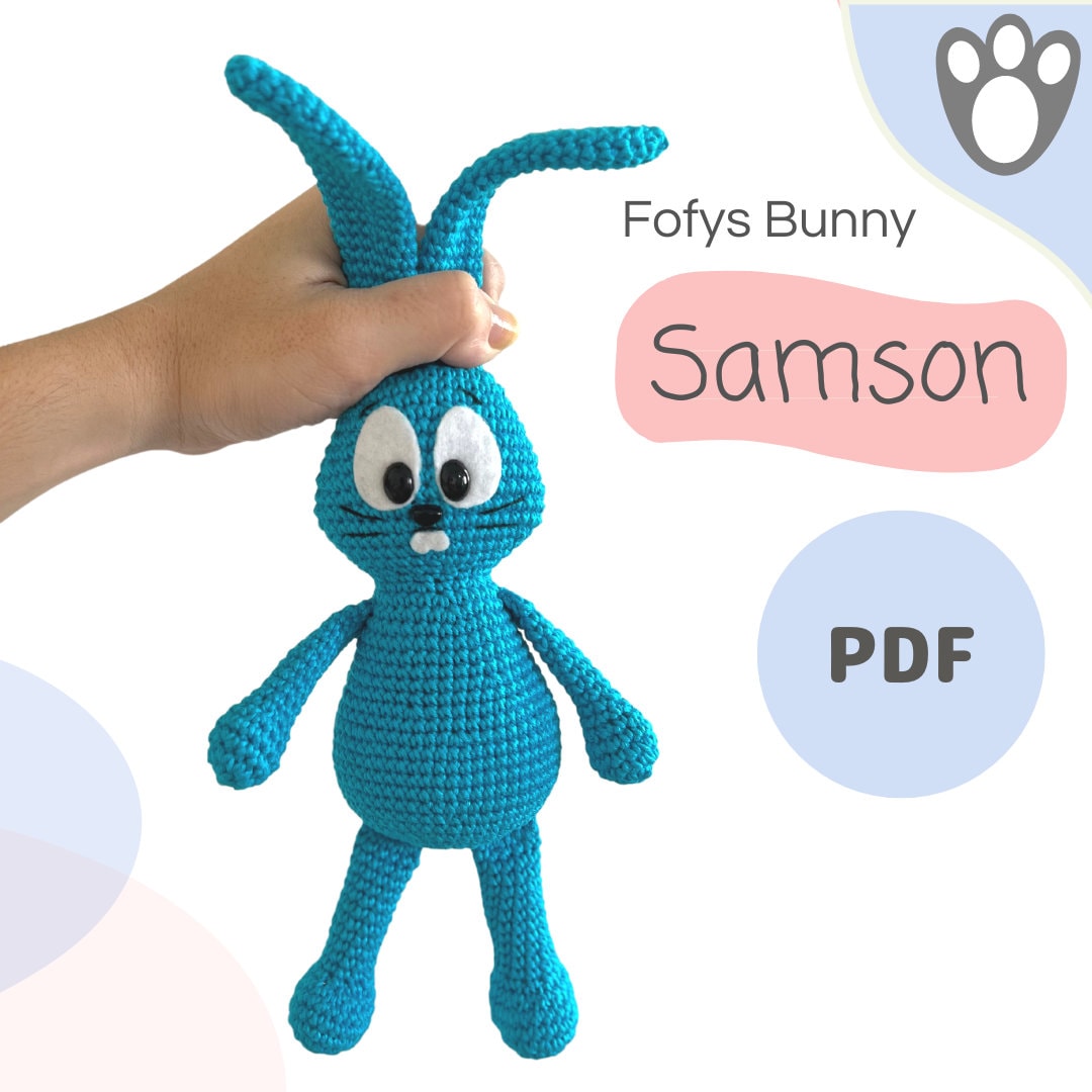 Pattern PDF Bunny Fofys Samson Amigurumi - Etsy