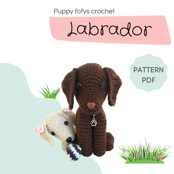 Crochet Lab Dog Pattern - Etsy