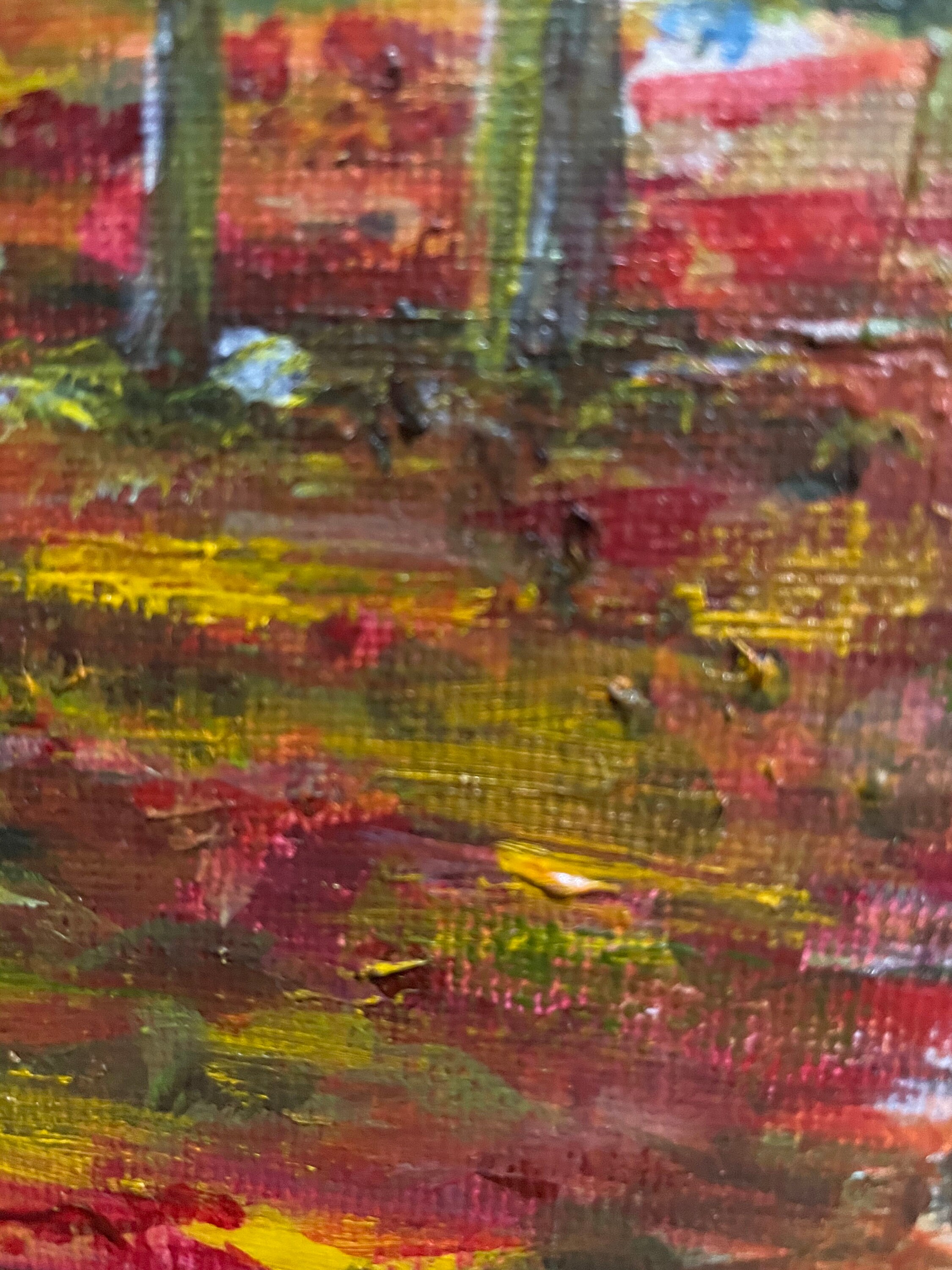 Autumn for Two Original Painting in Acrylic Bright Warm - Etsy