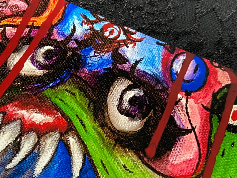 Weirdcore Art Print 5x7 UNFRAMED Print Abstract Wall Art - Etsy