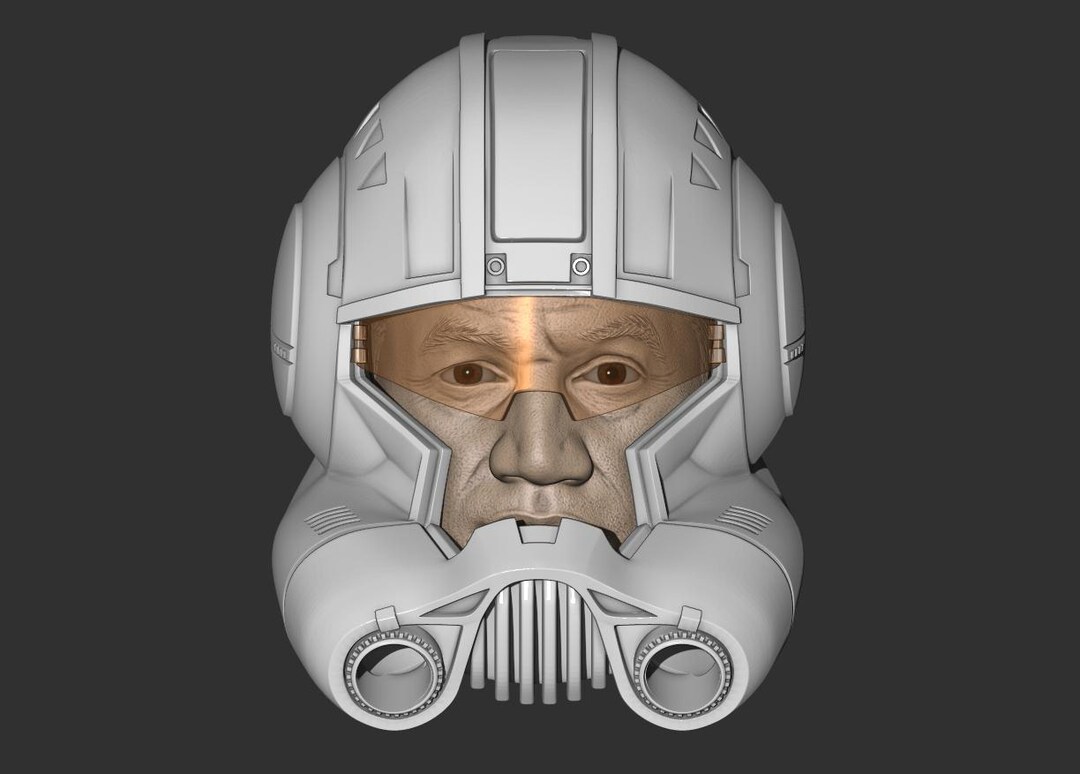 Rots Style Clone Pilot Head in Helmet - Etsy