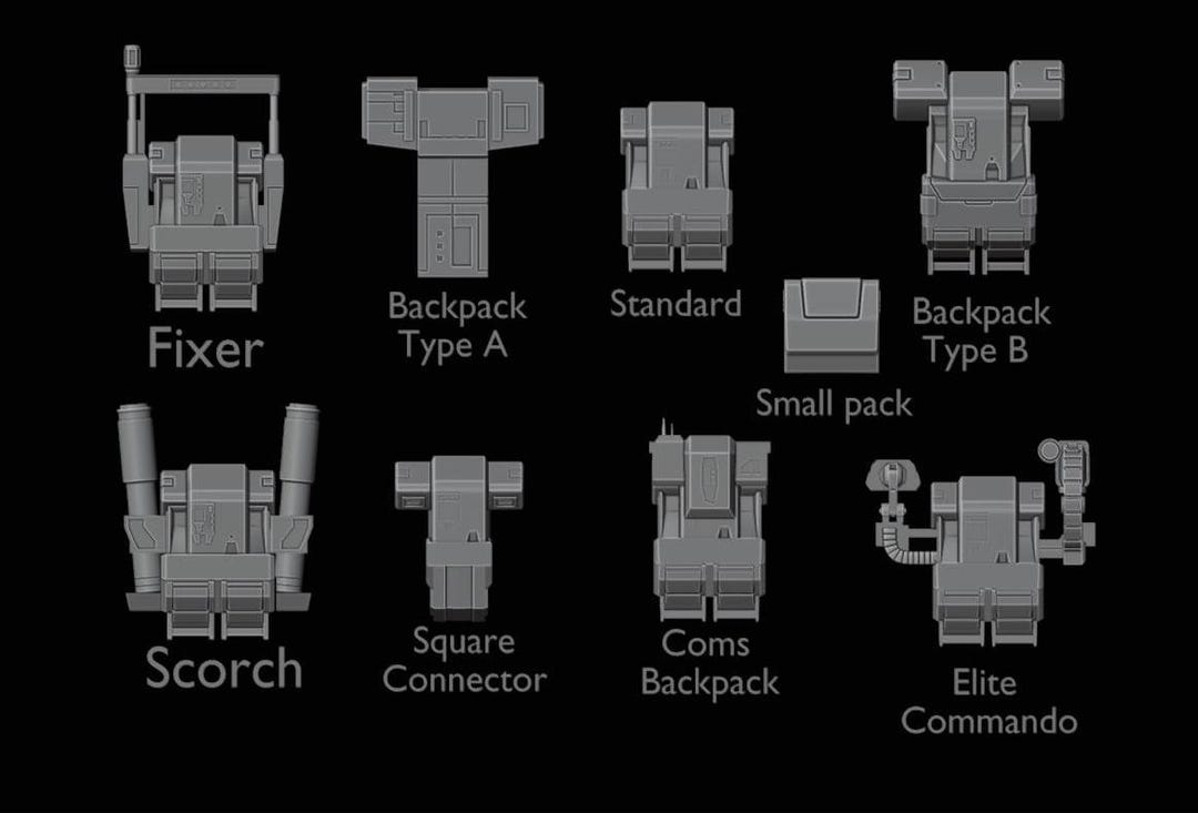 1:12 Clone Commando Backpacks - Etsy
