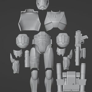 1:12 Scale Clone Commando Kit With Multiple Variations - Etsy Canada