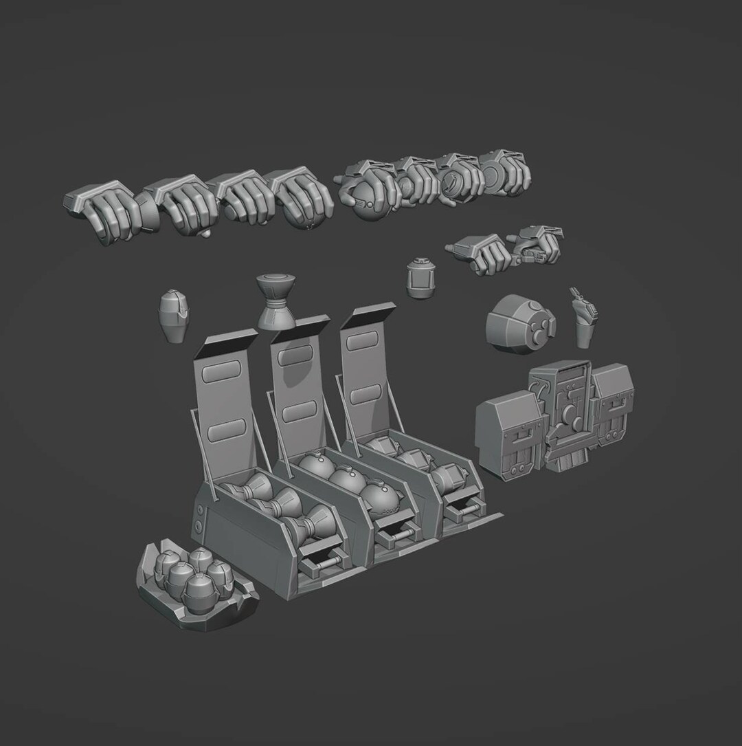 1/12 Classic Republic Commando Explosives and Hands - Etsy
