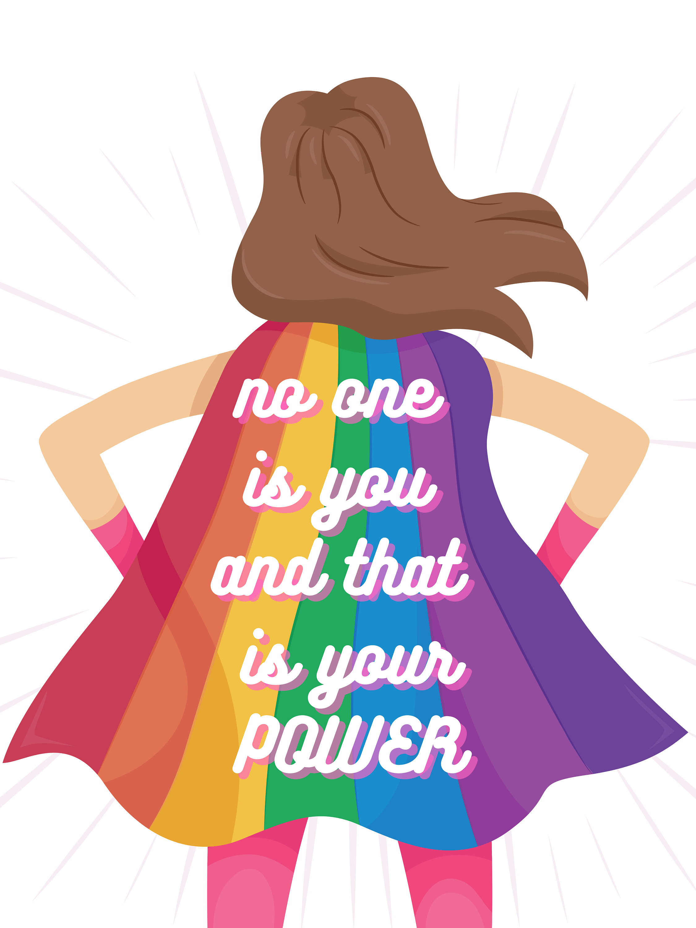 No one is you and that is your super power Super Power Art | Etsy