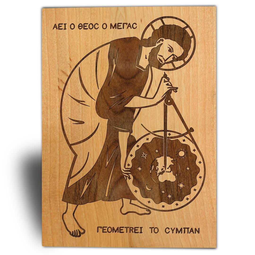 Icon of God the Geometer - Etsy