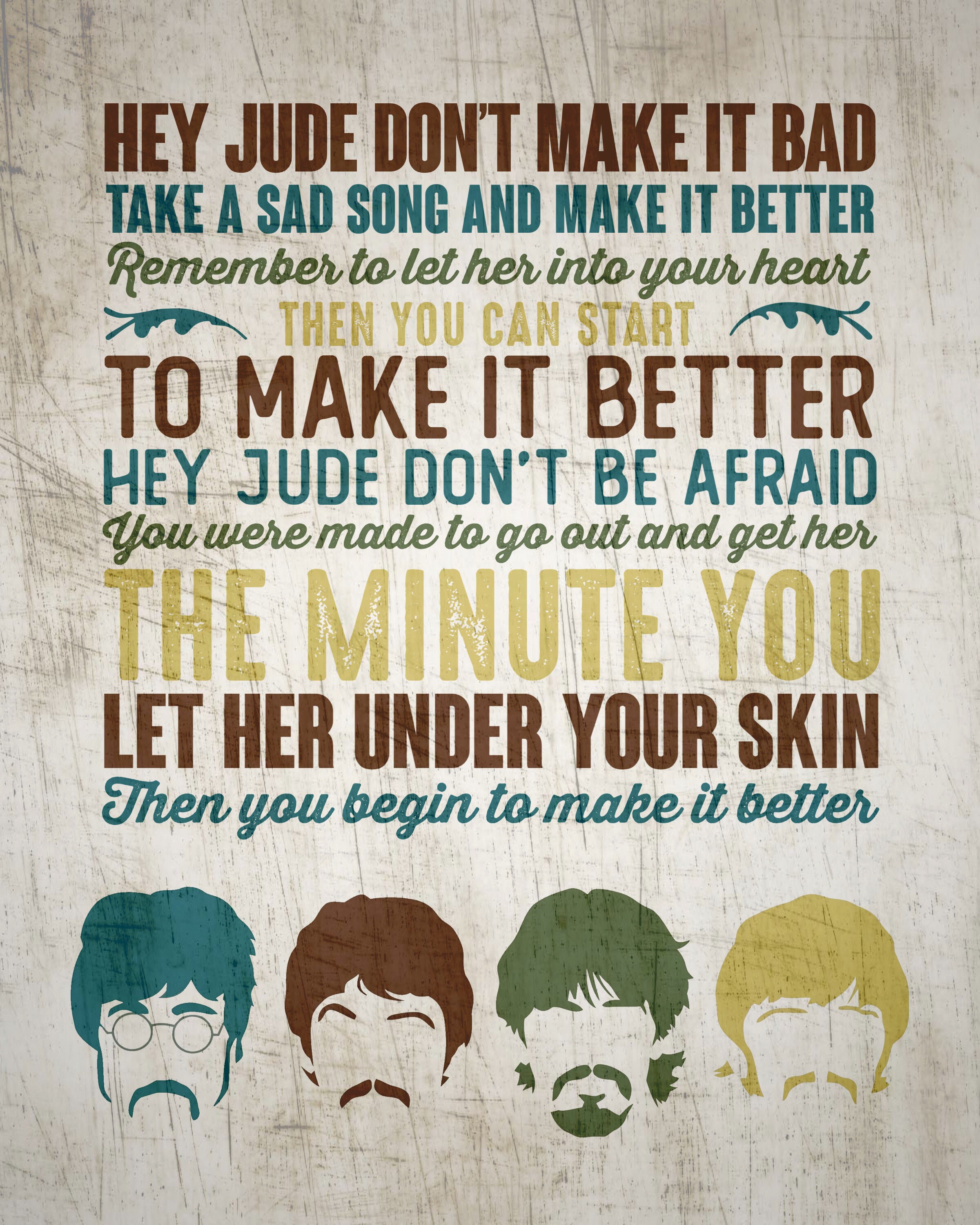 Beatles Hey Jude Lyrics