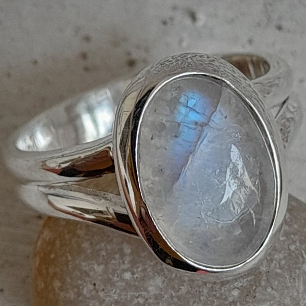 Mondstein ring - Etsy.de