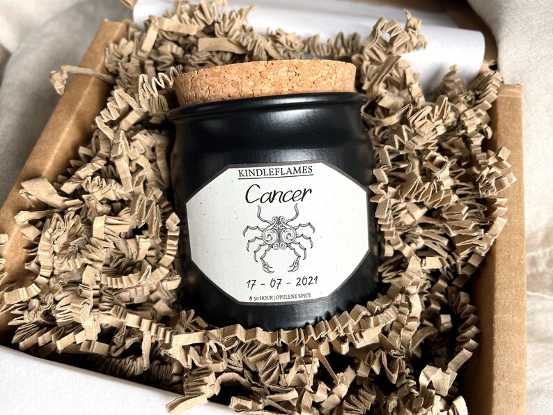 Cancer, Zodiac Sign Candle, Personalized Candle Gift - Etsy