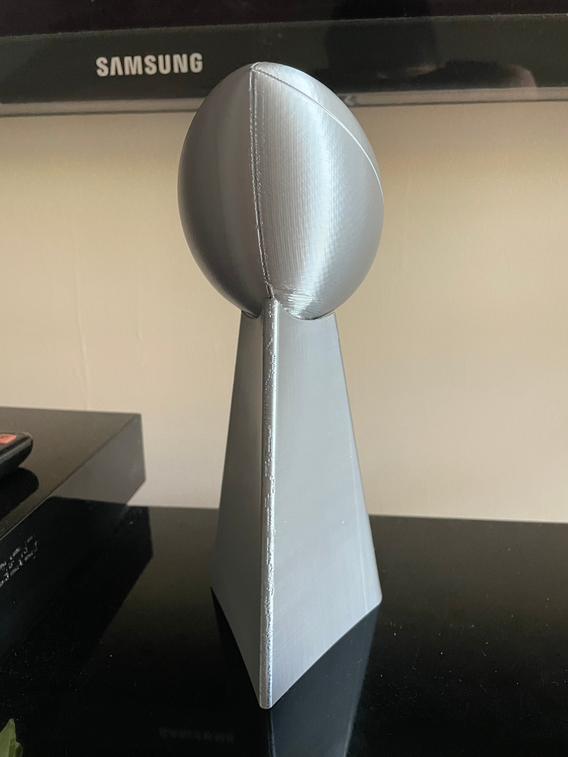 10” Customizable Football Trophy - Etsy