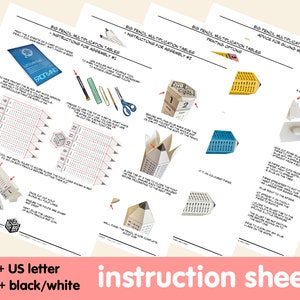 MULTIPLICATION TABLE PENCILS - Printable Paper Model to Make at Home or ...