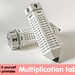 MULTIPLICATION TABLE PENCILS Printable Paper Model to Make at Home or ...