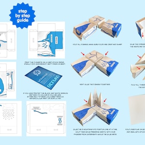 WATER CYCLE MODEL - Printable Paper Diorama. Make It Yourself School ...