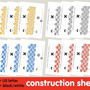 MULTIPLICATION TABLE CUBES - Printable Paper Model to Make at Home or ...