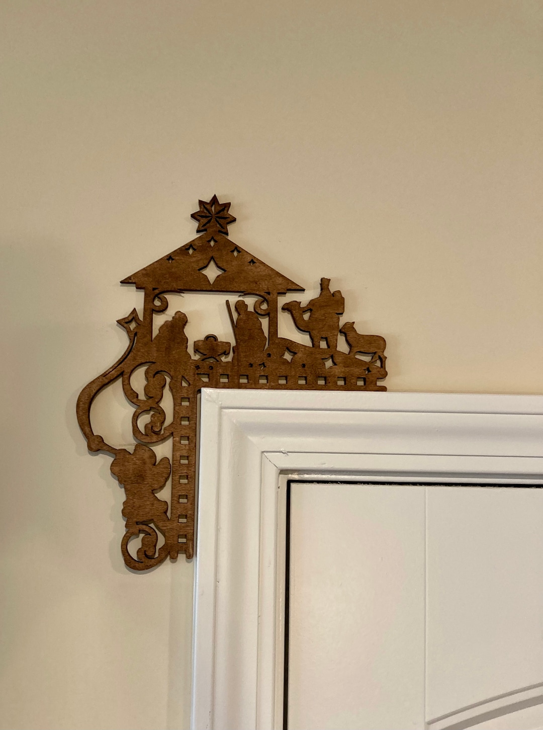 Jesus is Born Nativity Scene Corner Decor - Etsy