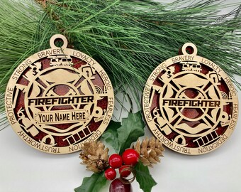 Border Patrol First Responder Christmas Ornaments Customizable | Etsy
