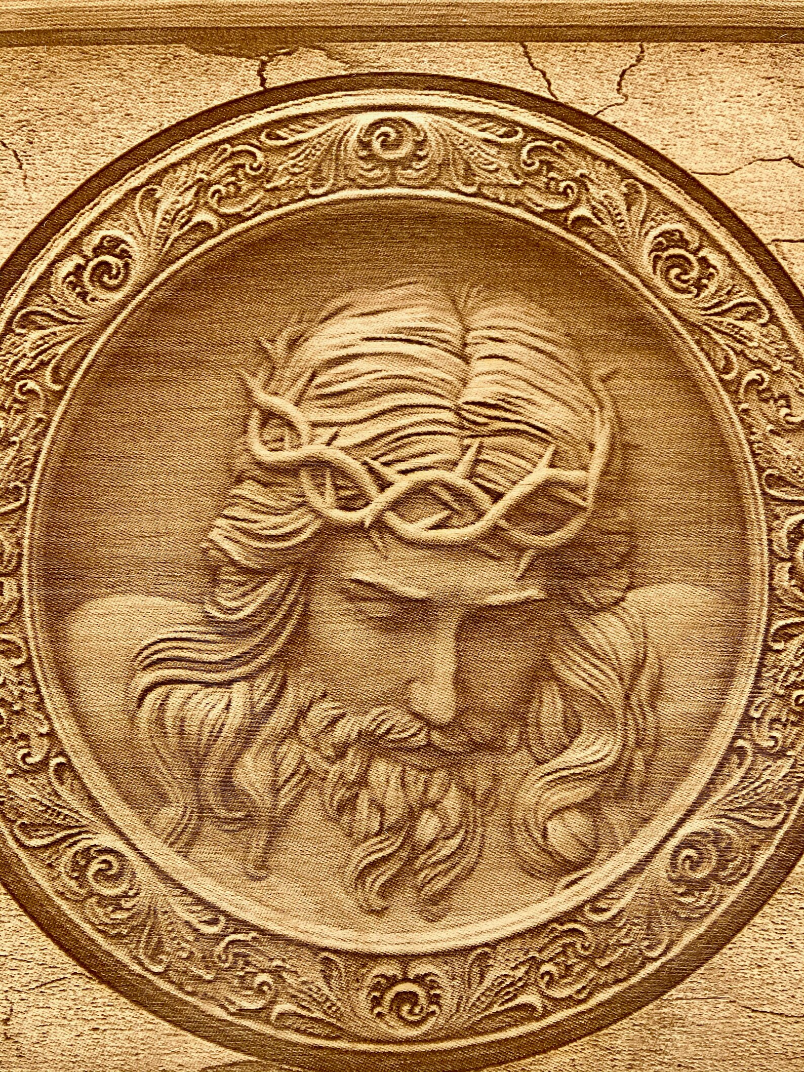 Jesus Christ Engraved Portrait - Etsy